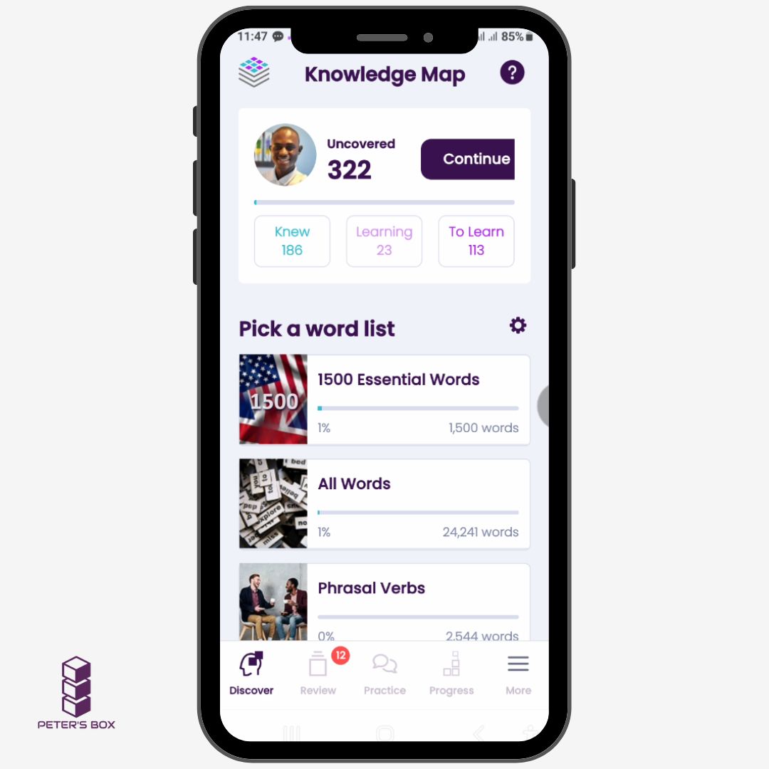 WORDUP YOUR VOCABULARY WITH WORDS THAT MATTER - PETER'S BOX