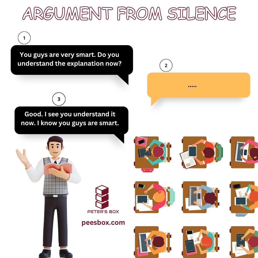 ARGUMENT FROM SILENCE - LOGICAL FALLACY EXPLAINED